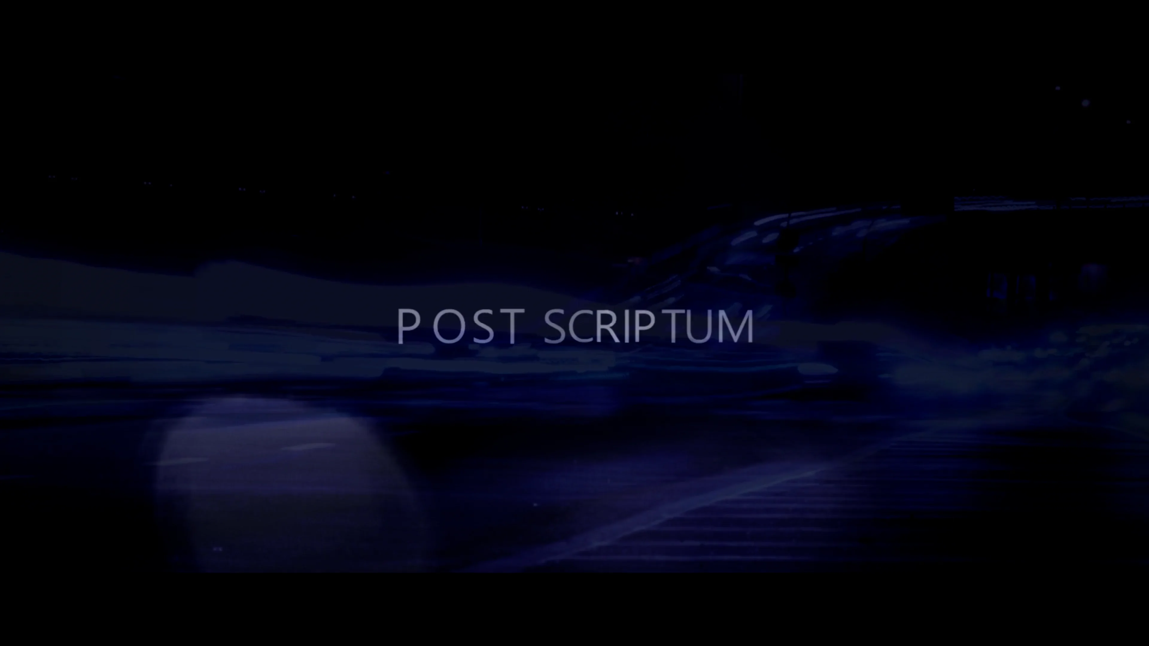 POST SCRIPTUM on Vimeo