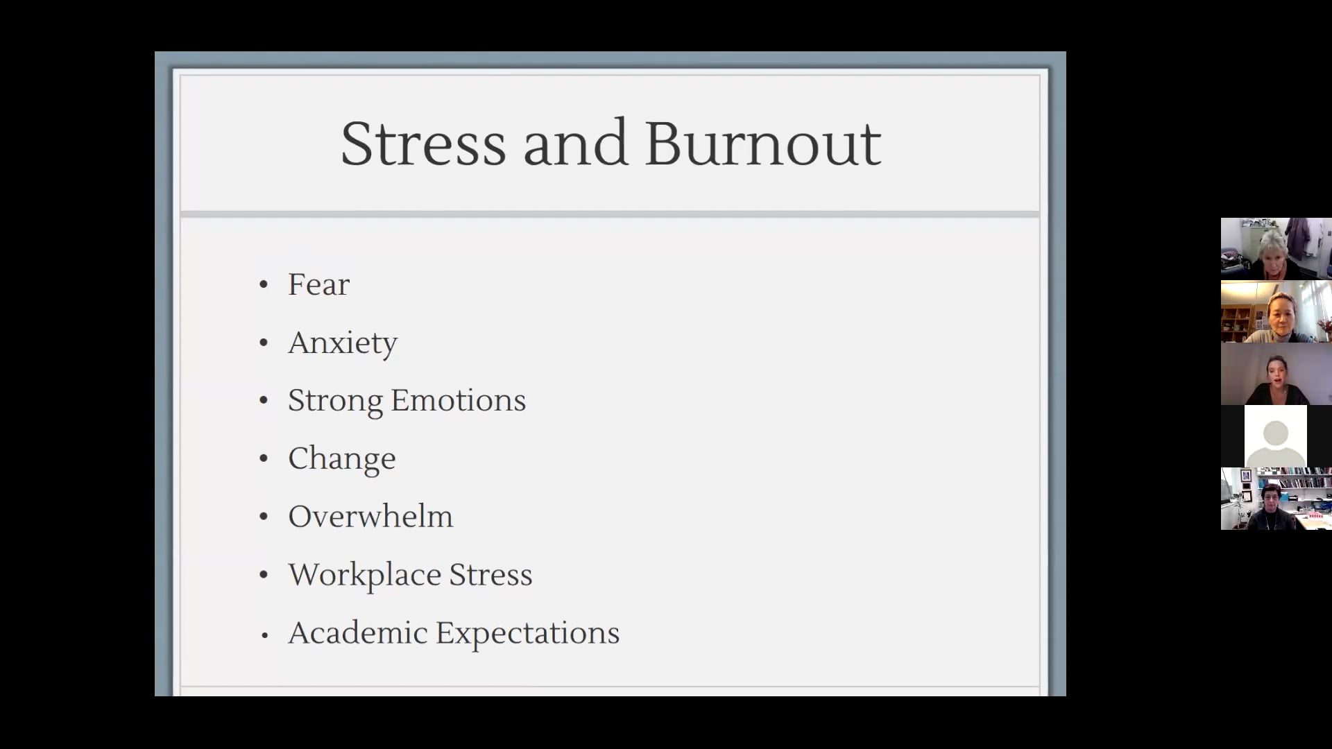 Mental Health Awareness Presentation by Dr. Thea Gallagher on Vimeo