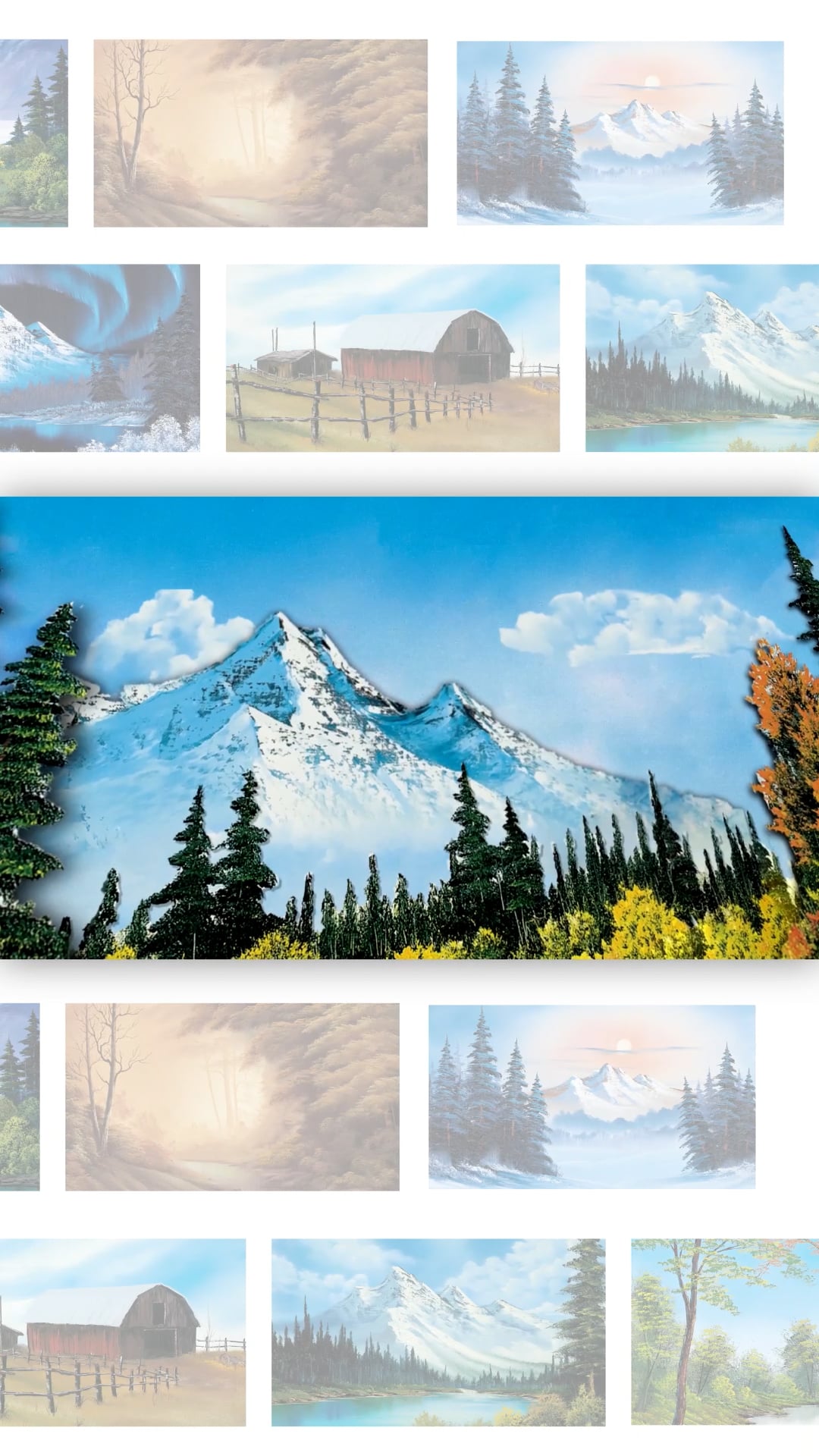 White Vertical Bob Ross Intro Video on Vimeo