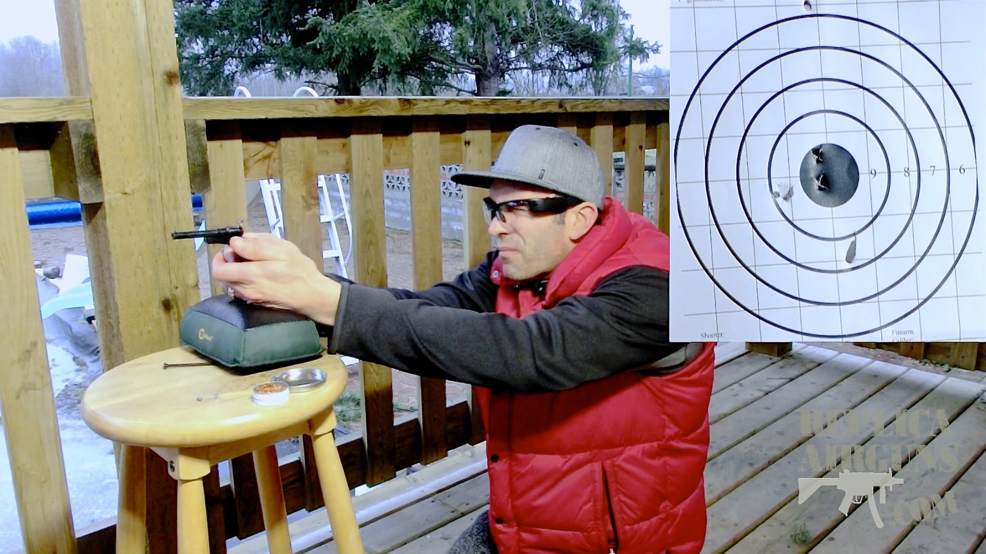 Pedersoli Derringer Guardian #11 4.5mm .177 Pellet Pistol Field Test ...