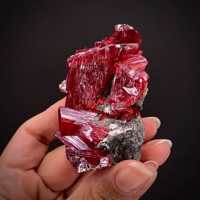 Realgar with Picropharmacolite - SM21-204 - Jiepaiyu Mine - China ...