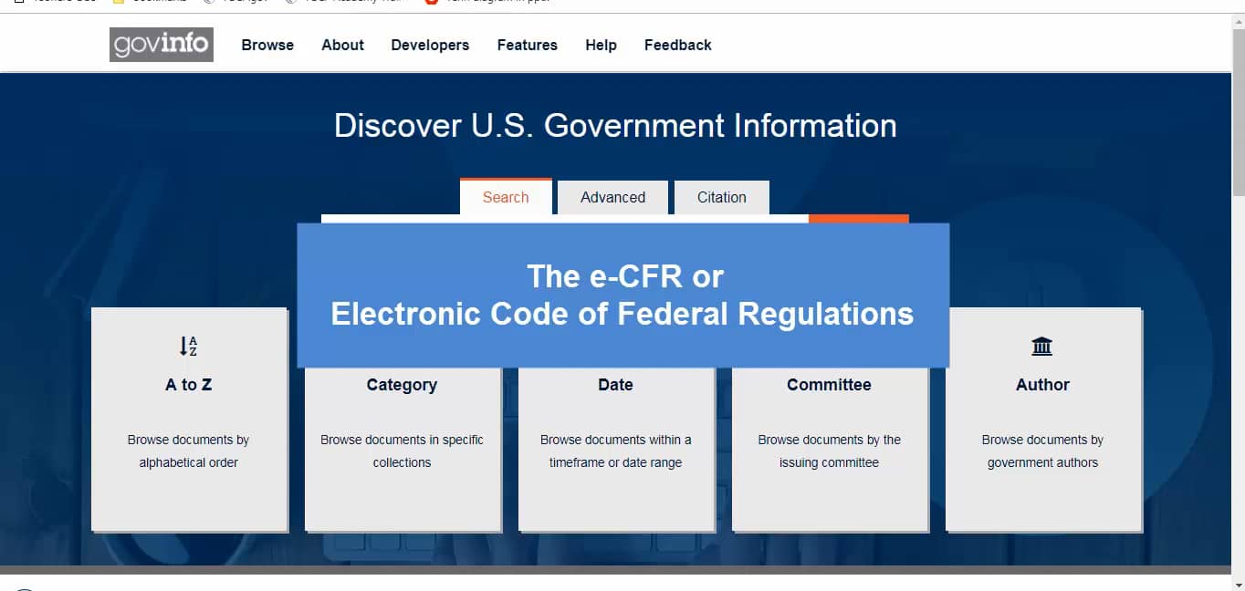 20190305-wc-ecfr-electronic-code-federal-regulations on Vimeo
