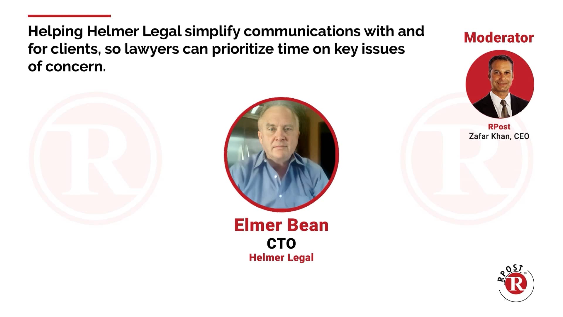 RMail at Helmer, Conley & Kasselman - Elmer Bean on Vimeo