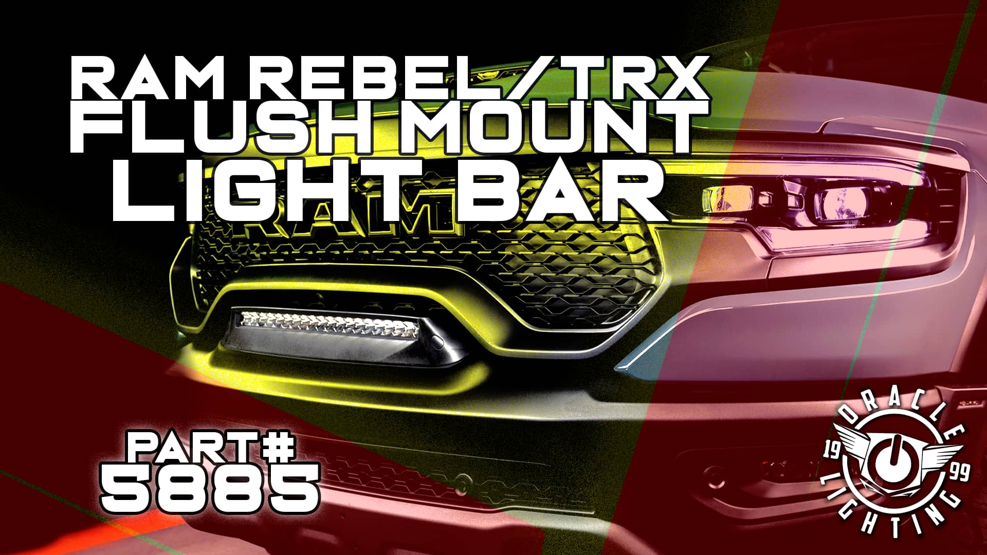 RAM Rebel/TRX Front Bumper Flush LED Light Bar Installation Guide by ...