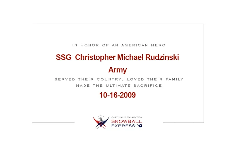 SSG Christopher Michael Rudzinski on Vimeo