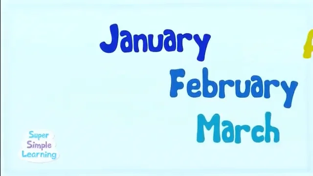 The Months Chant Super Simple Songs on Vimeo