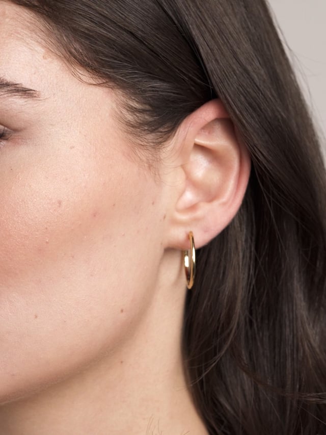 Medium Slim Endless Hoops - Lo Medium | Ana Luisa Jewelry