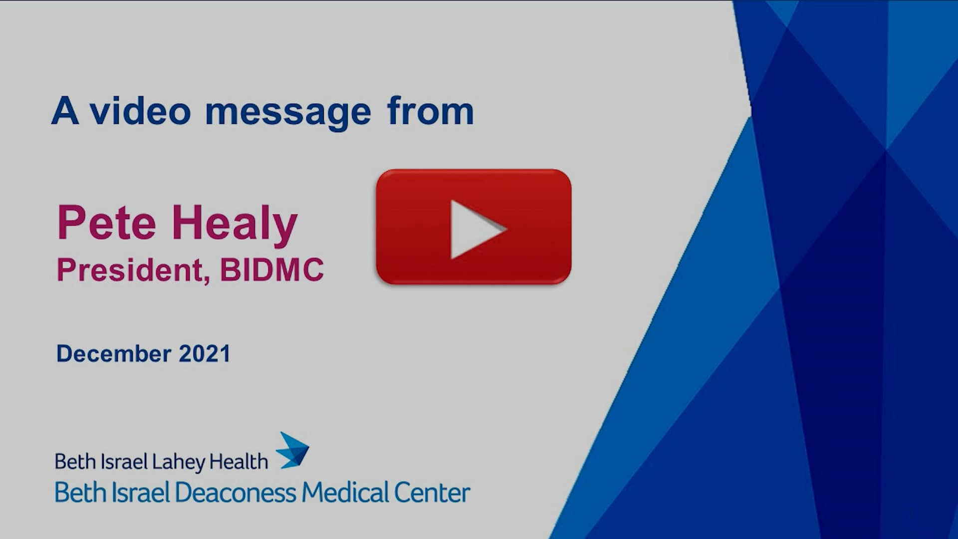 The BIDMC Bulletin - December 2021 on Vimeo