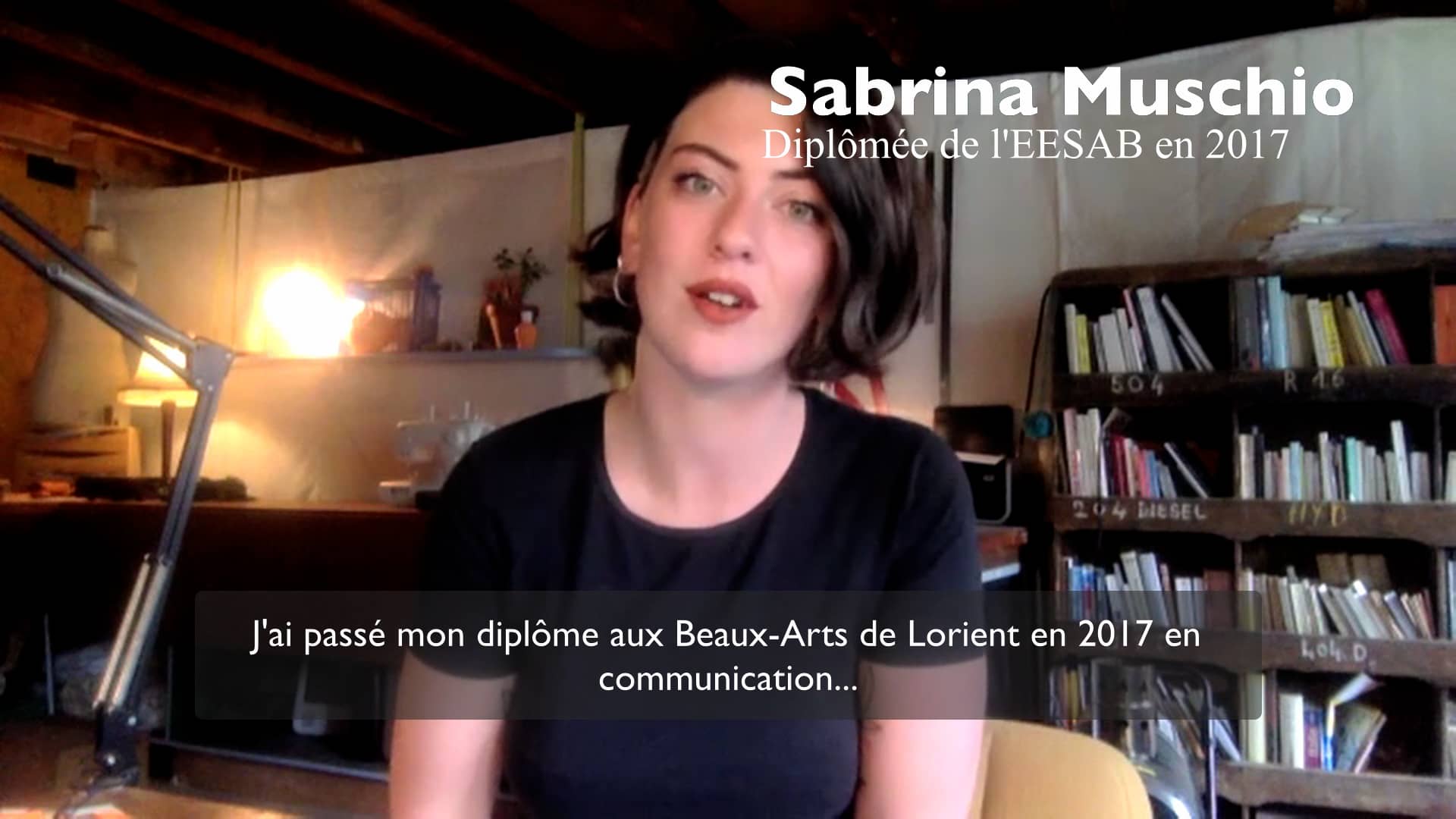 Sabrina Muschio - Diplômée DNA communication - EESAB-site de Lorient on ...