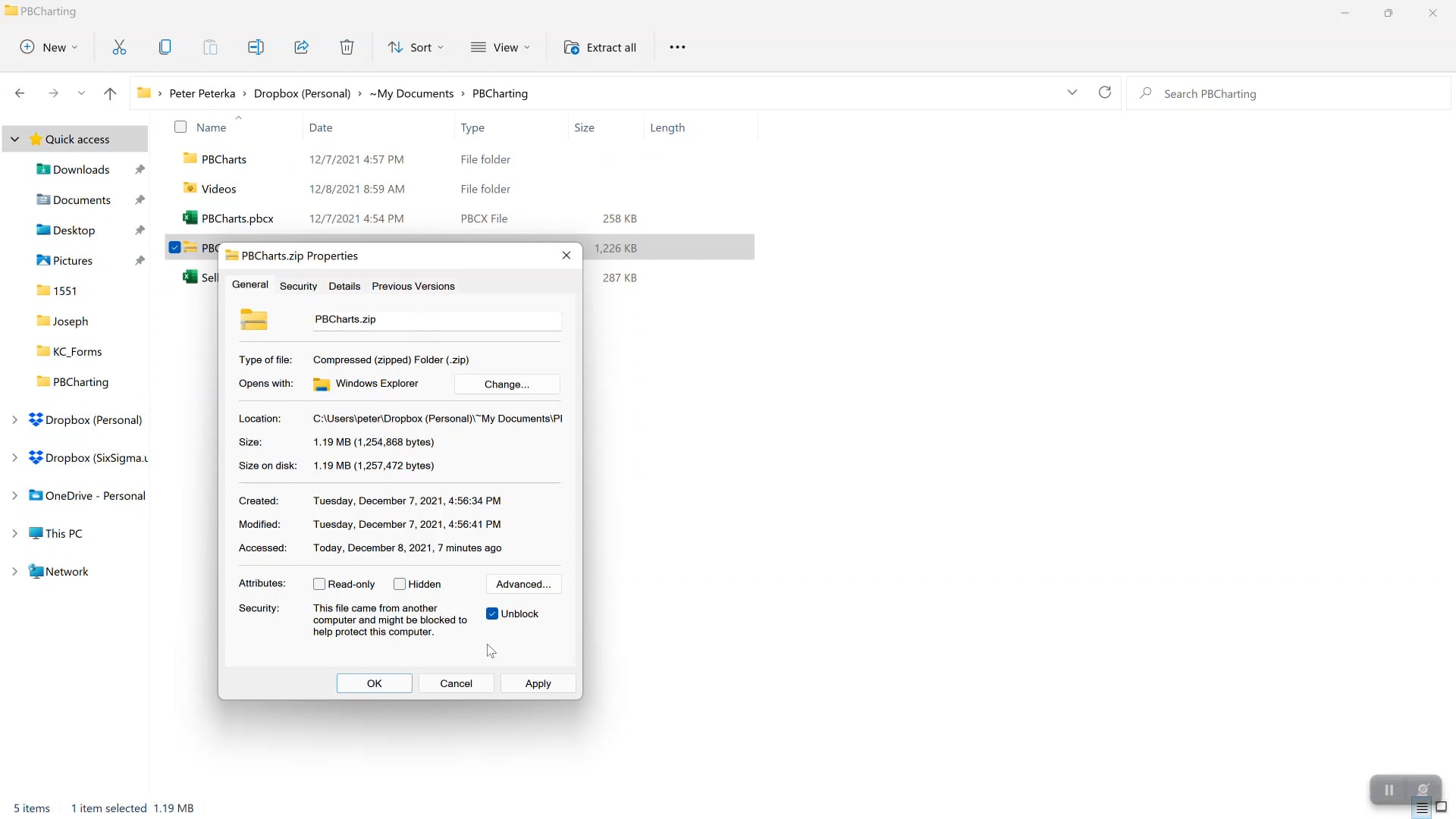 Unblocking Zip File on Vimeo