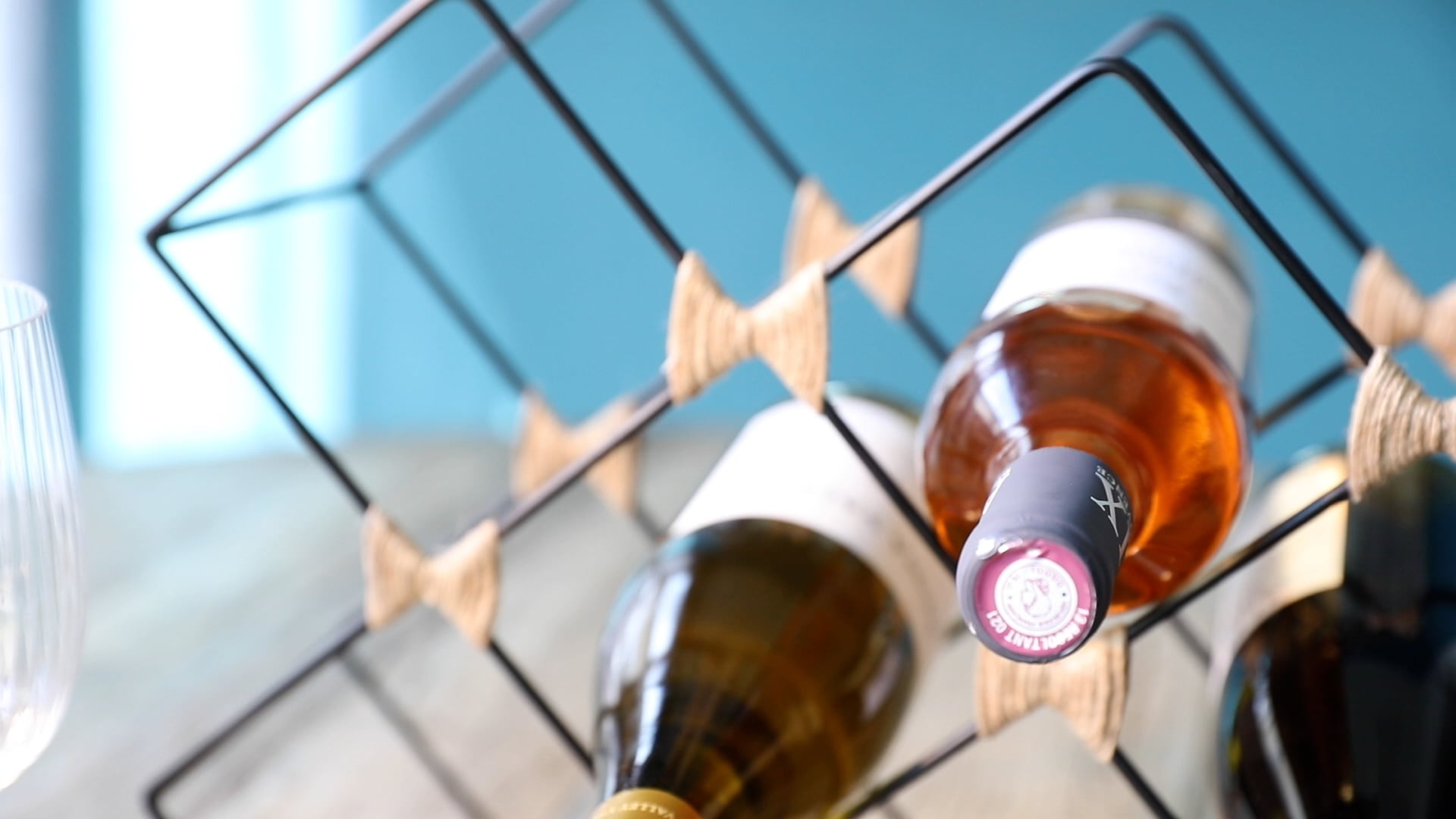 BarCraft 8-Bottle Metal Wine Rack on Vimeo