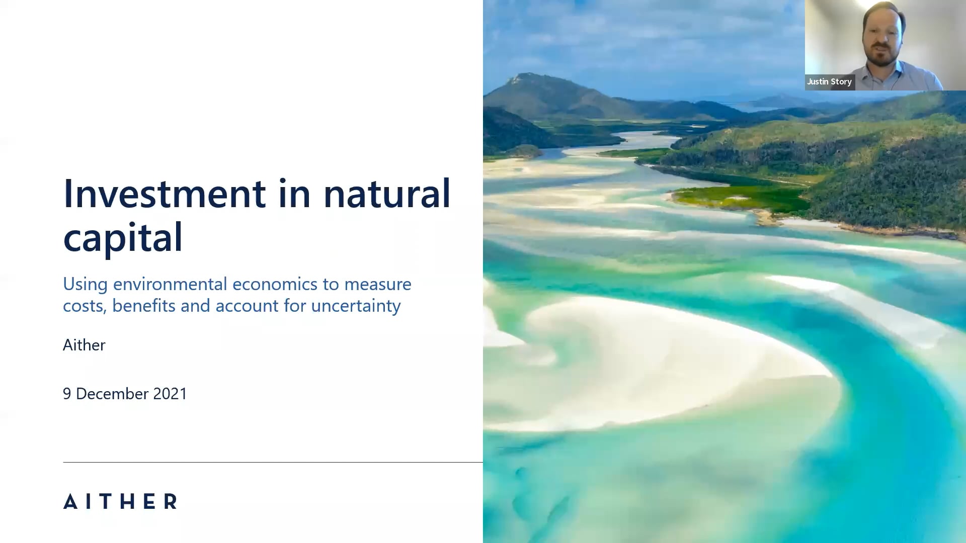 Investment in natural capital - using environmental economics to ...