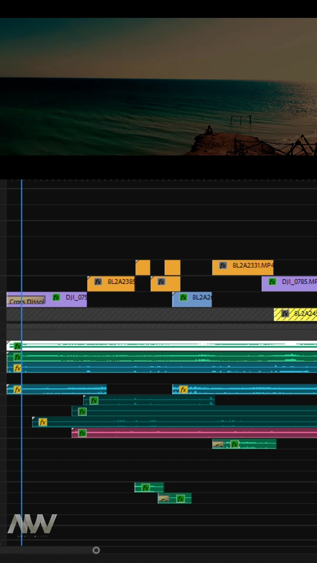 Sound Design breakdown timeline