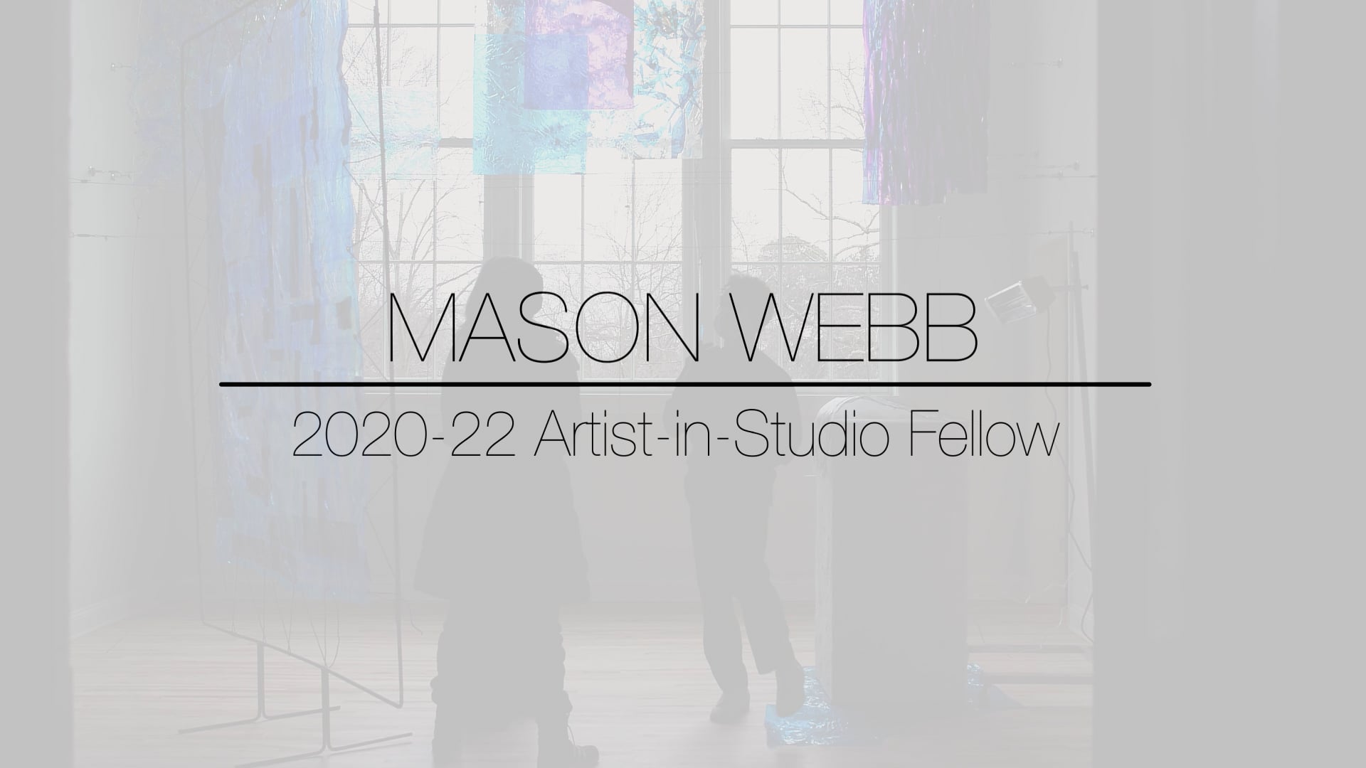 Mason Webb | 2020-22 Artist in Studio Fellow on Vimeo