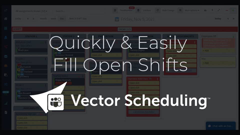 Vector Scheduling - Quickly & Easily Fill Open Shifts on Vimeo
