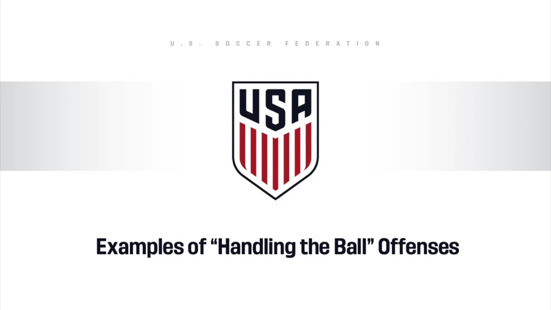 Examples of Handball Offenses - Public IFAB and EUFA Course Videos