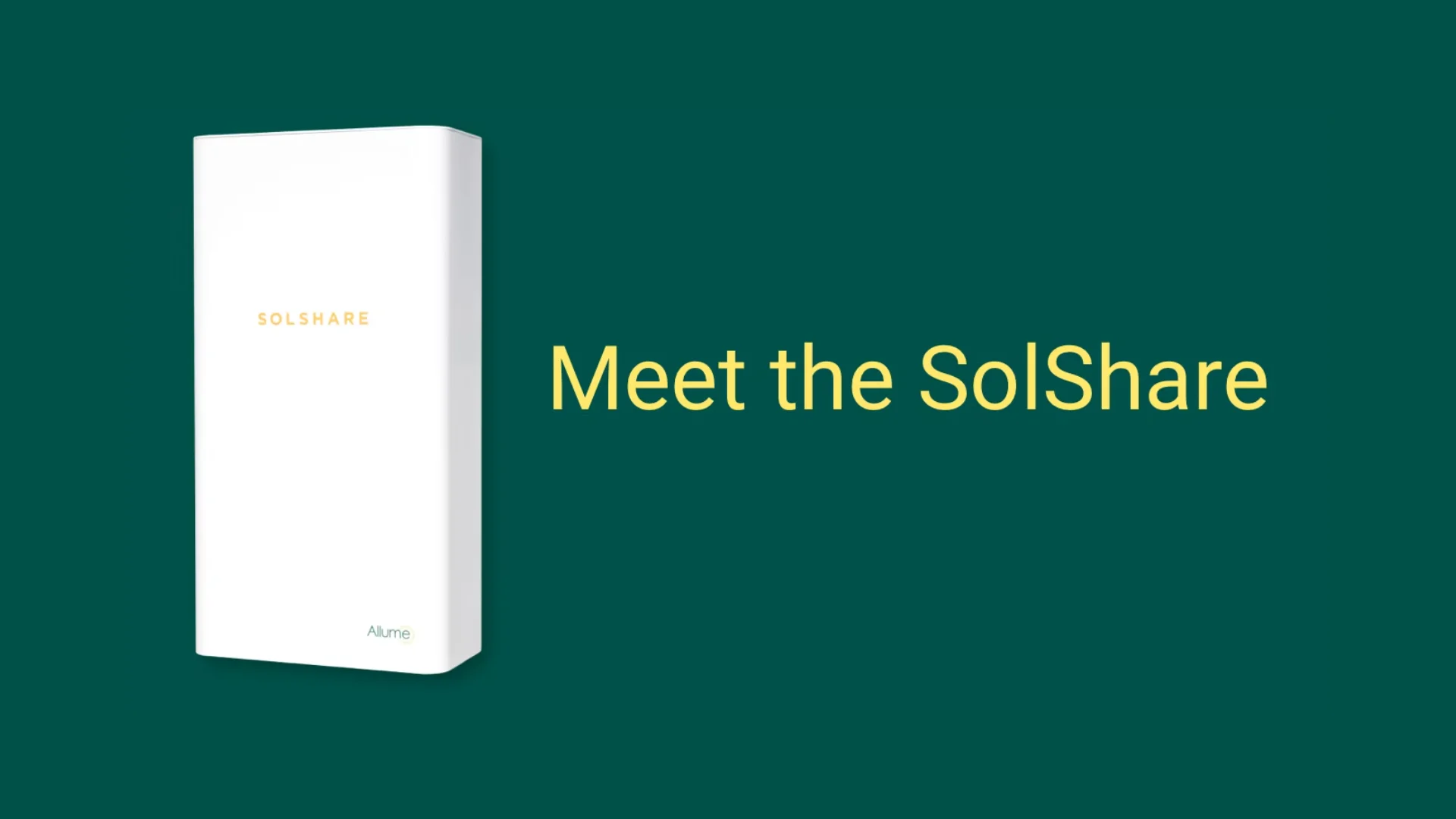 Introducing the SolShare on Vimeo