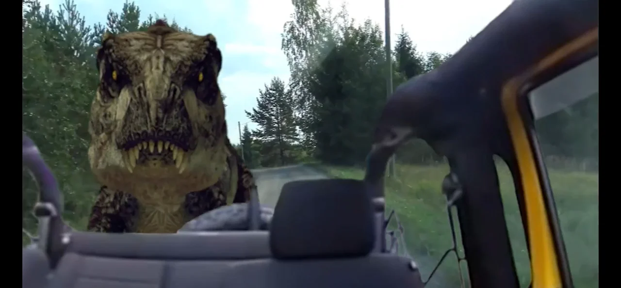 Dinosaur Chase Zoom Virtual Background.mp4