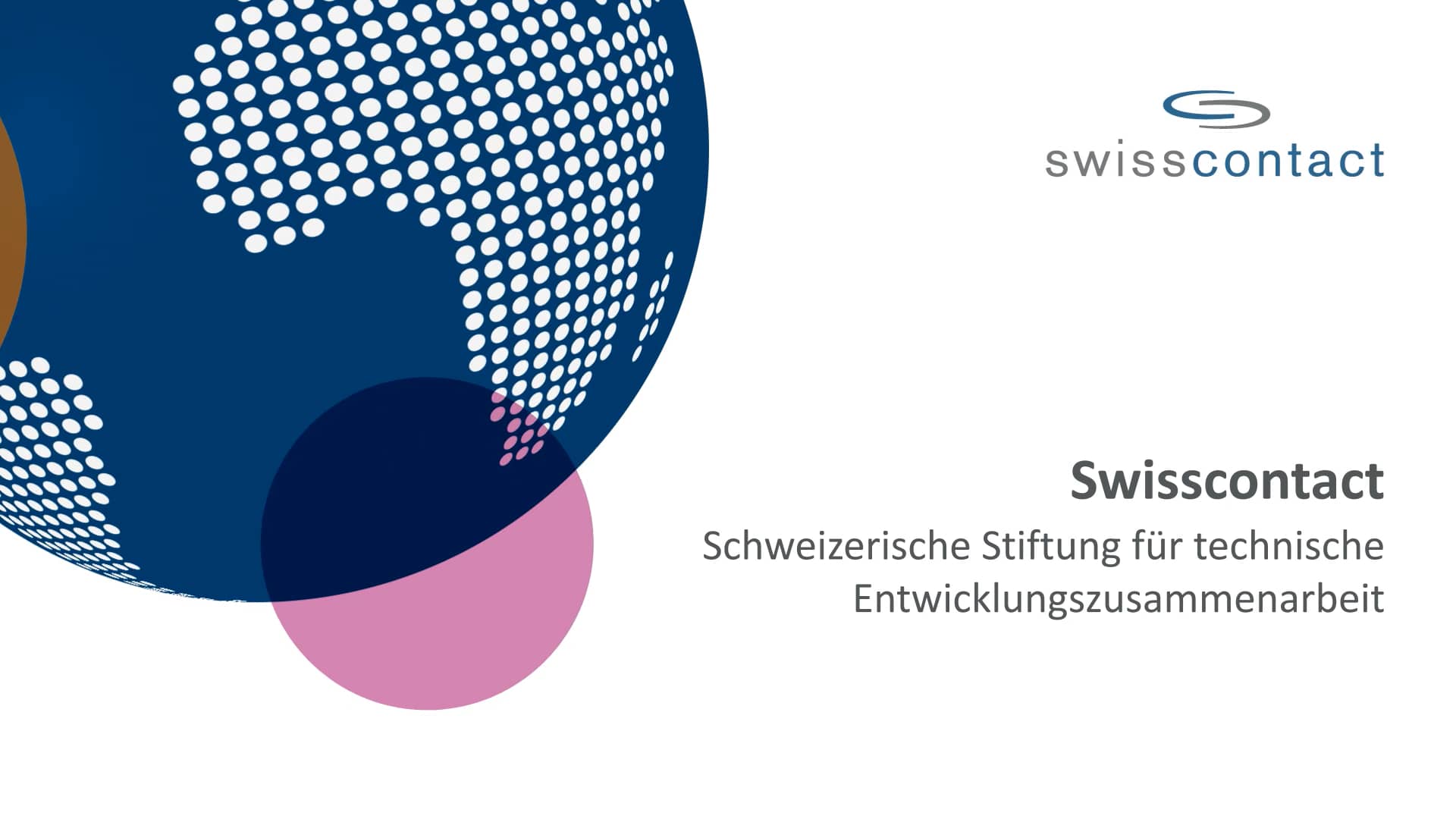 Swisscontact - We create opportunities - DE on Vimeo