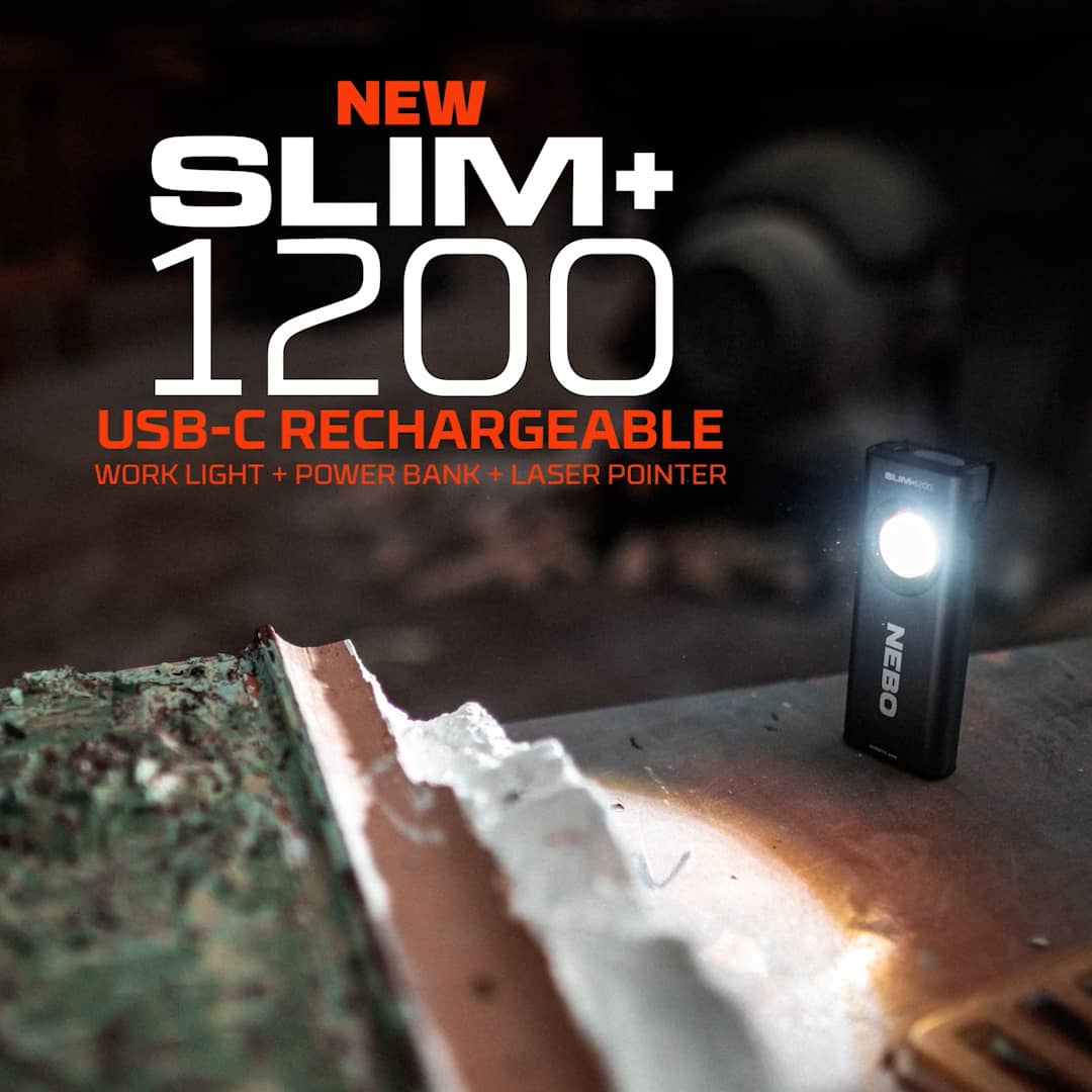 NEBO SLIM+ 1200 Pocket Light Social Spotlight Square on Vimeo