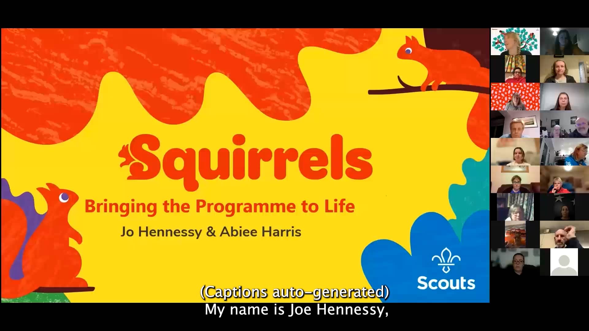 Squirrel Squad Session: Bringing the programme to life on Vimeo