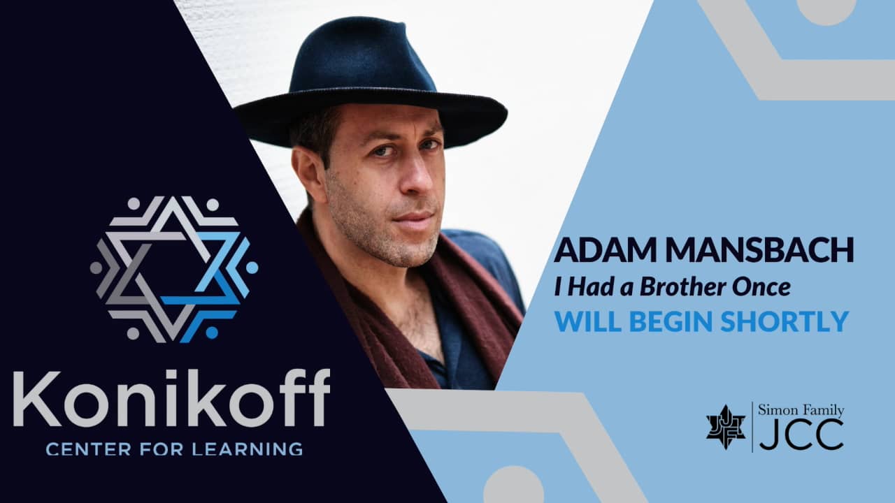 Adam Mansbach Author Conversation: Jewish Book Festival - UJFT Dec. 8 ...