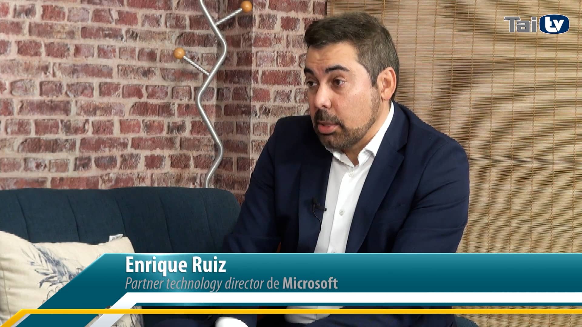 Enrique Ruiz, partner technology director de Microsoft (Newsbook 2021 ...