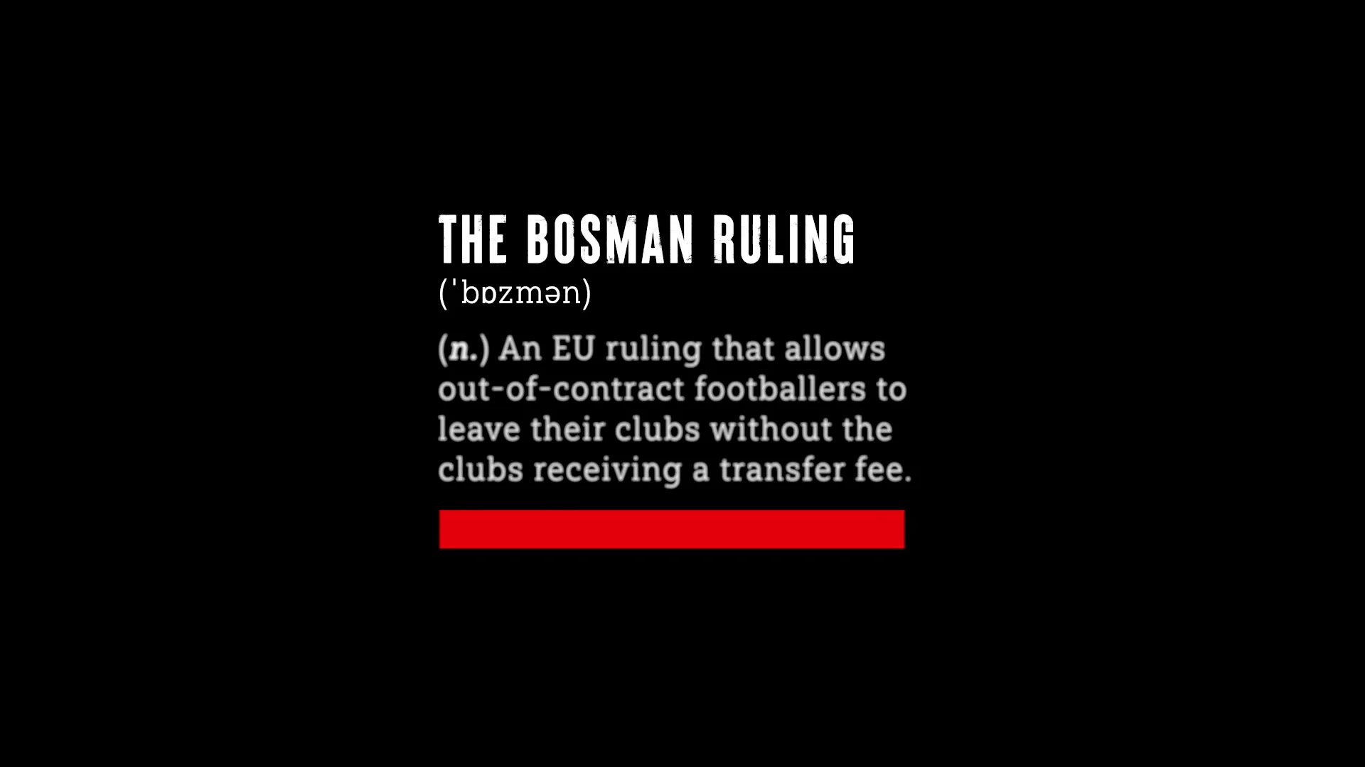 BEN JONES WRITER / DIRECTOR REEL - BOSMAN ‘THE PLAYER WHO CHANGED ...