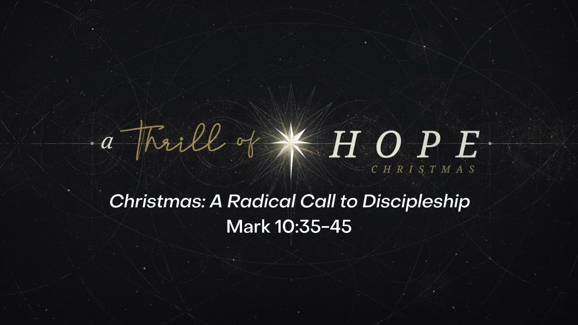 Christmas: A Radical Call to Discipleship - December 12, 2021 on Vimeo