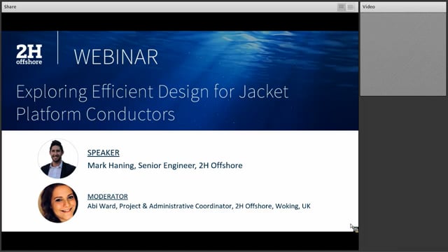 Exploring Efficient Design for Jacket Platform Conductors | 2H Offshore