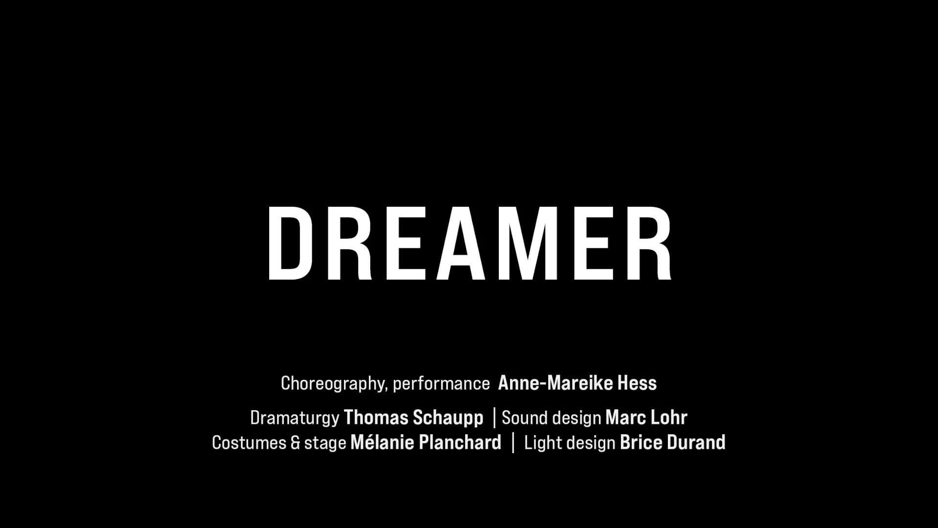 DREAMER by Anne-Mareike Hess/utopic productions on Vimeo