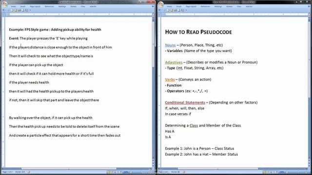 part 2 5 2d ani step 4 pseudocode explained on Vimeo
