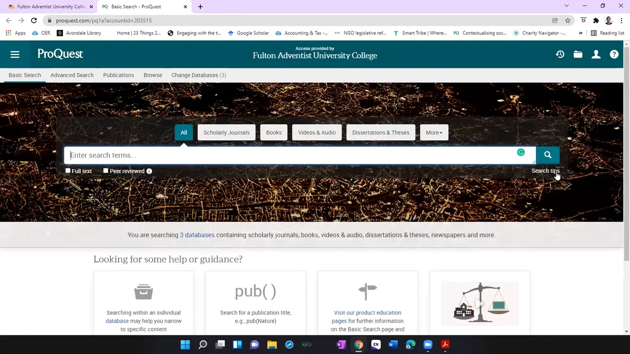 ProQuest Basic Search on Vimeo