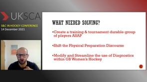 Physical preparation of the GB women's hockey team for Tokyo 2020 - a ...