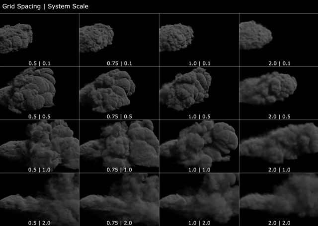 FumeFX Study - Crawling Smoke - Grid Spacing & System Scale on Vimeo