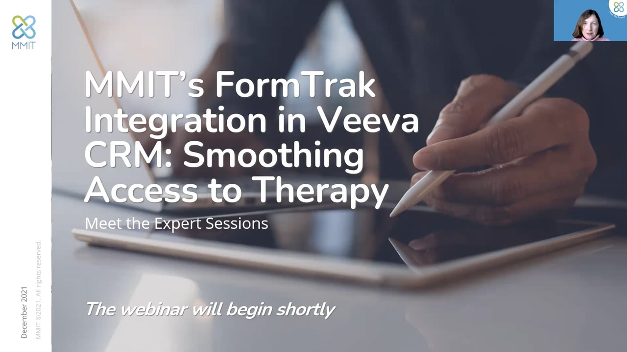 Thank You - MMIT’s FormTrak Integration in Veeva CRM | MMIT