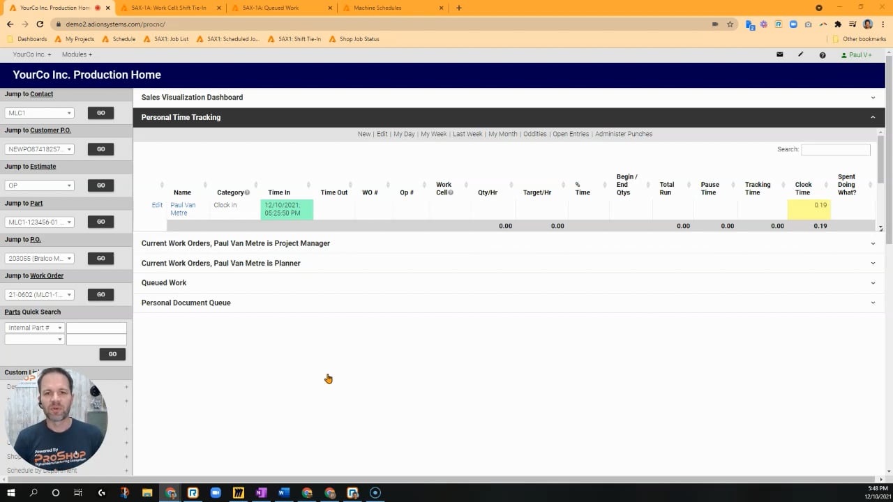 Machinist Workflow in ProShop on Vimeo