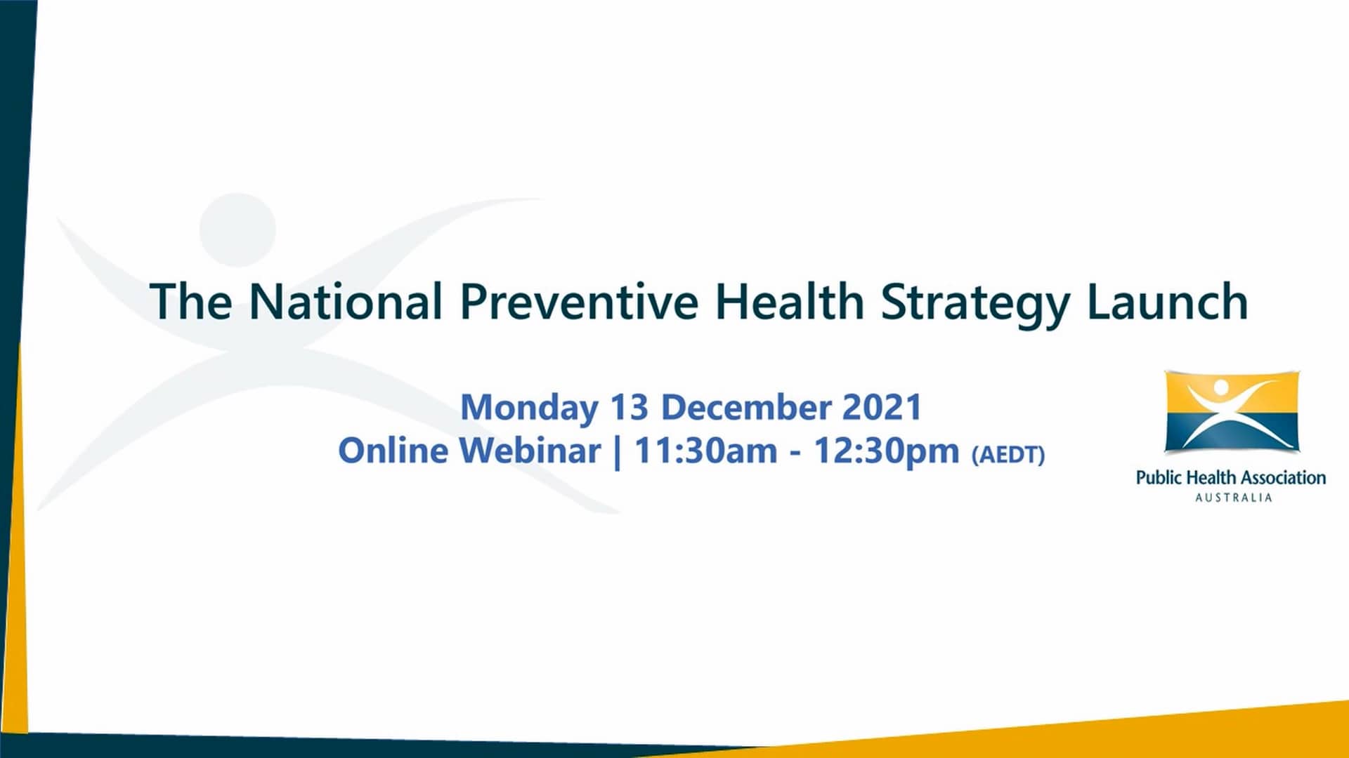 The National Preventive Health Strategy Launch Final Recording on Vimeo