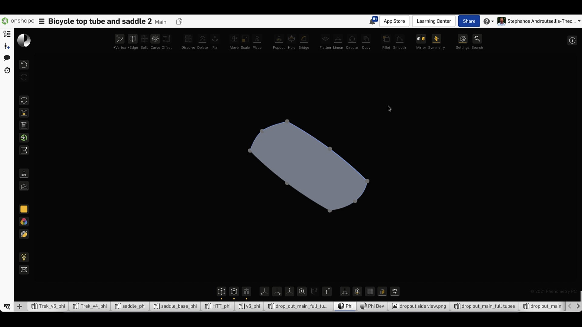 Edge smoothness and adding vertices on Vimeo