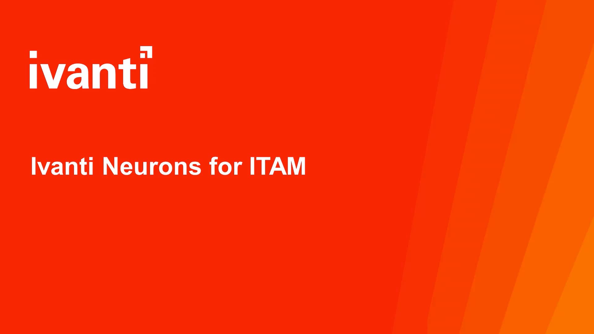 Ivanti Neurons for ITAM Overview & Demo on Vimeo