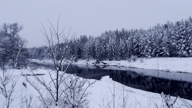 Winter Snow Lake - Free video on Pixabay