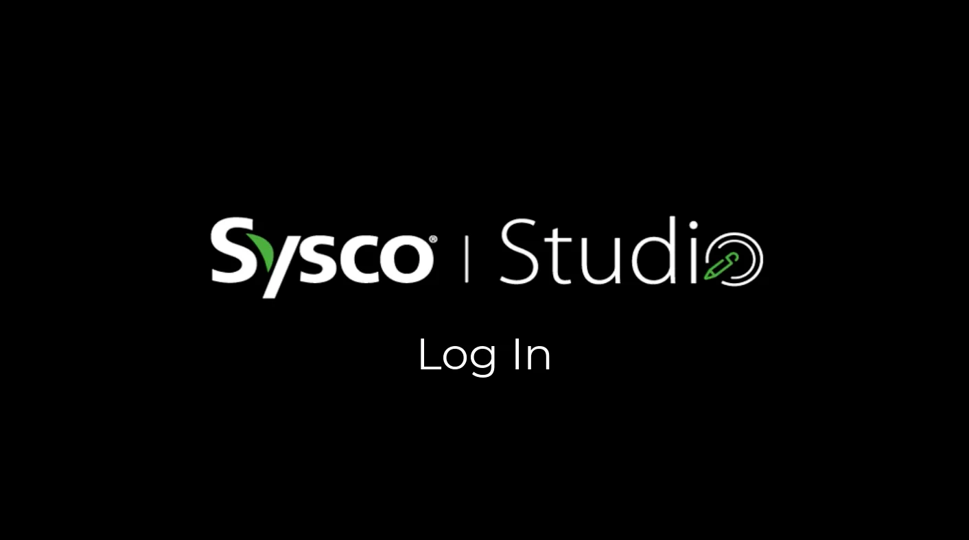 Sysco Studio Video Library - Log in to Studio! on Vimeo