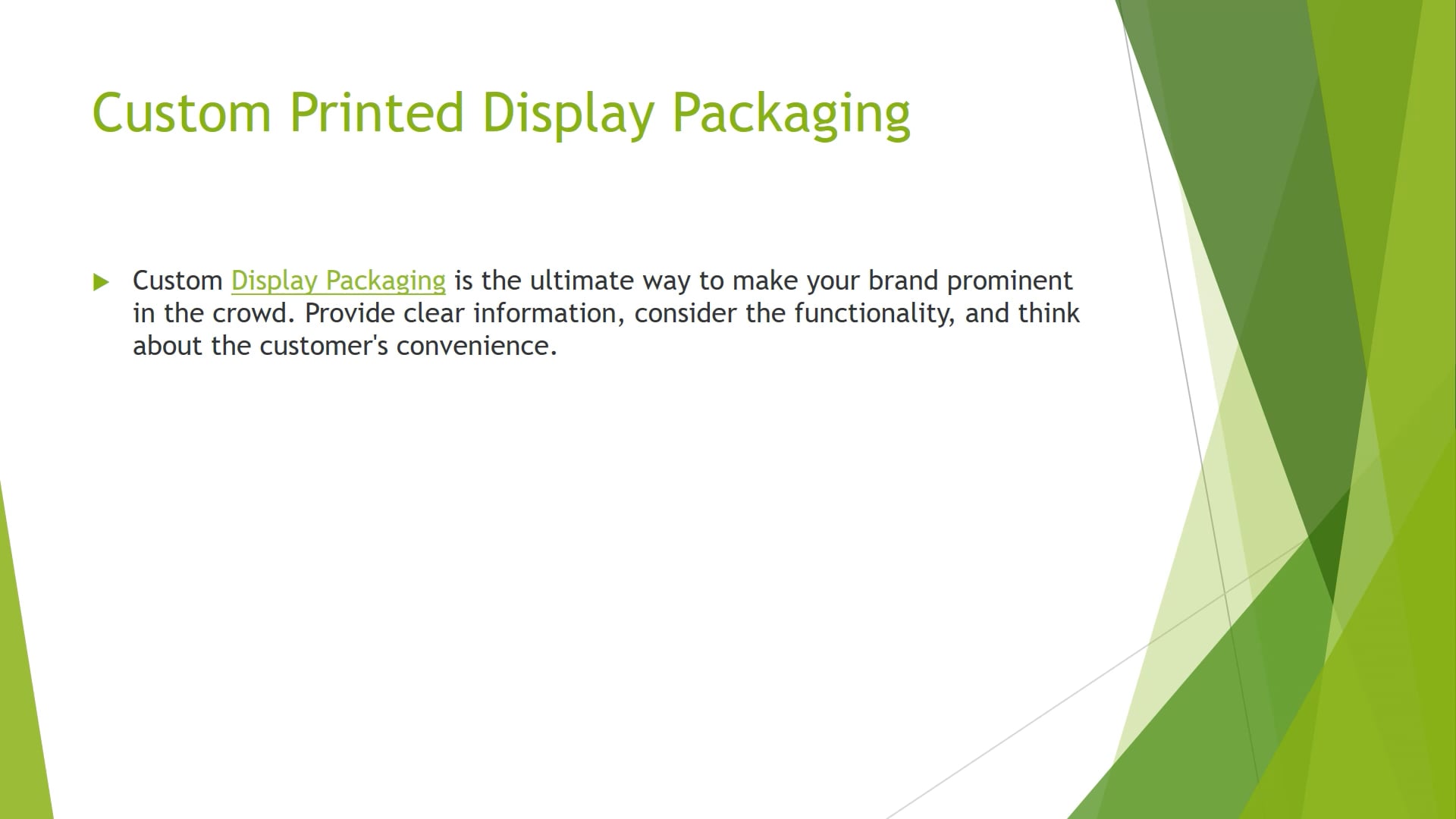 Custom Display Boxes on Vimeo