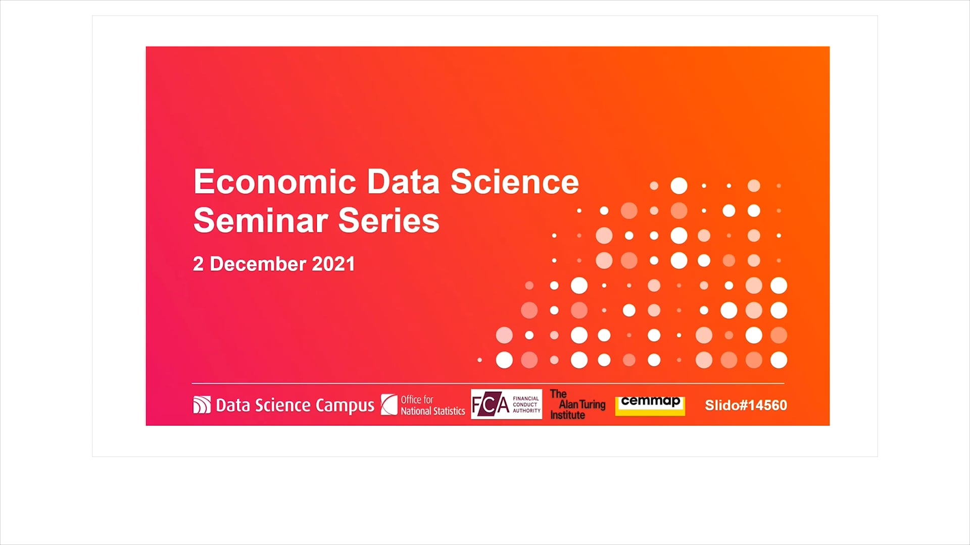Economic Data Science Seminar Series: Amit Sharma on Vimeo