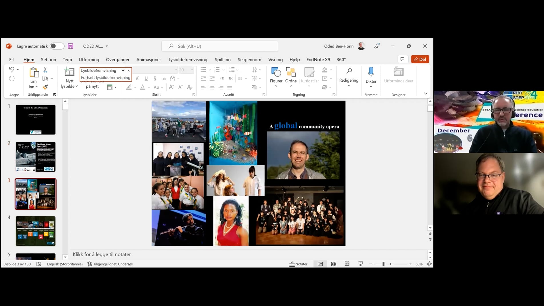 Towards the Global Classroom Presentation Oded Ben-Horin, Alex Ruthmann ...