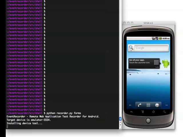 Sencha Labs EventRecorder for Android on Vimeo