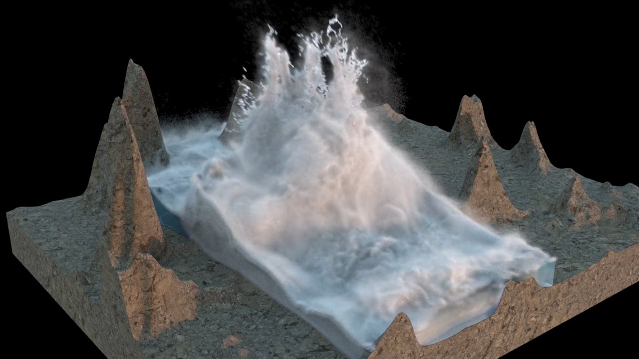 Ocean Splash, Houdini simulation | Videos & Movies on Vimeo