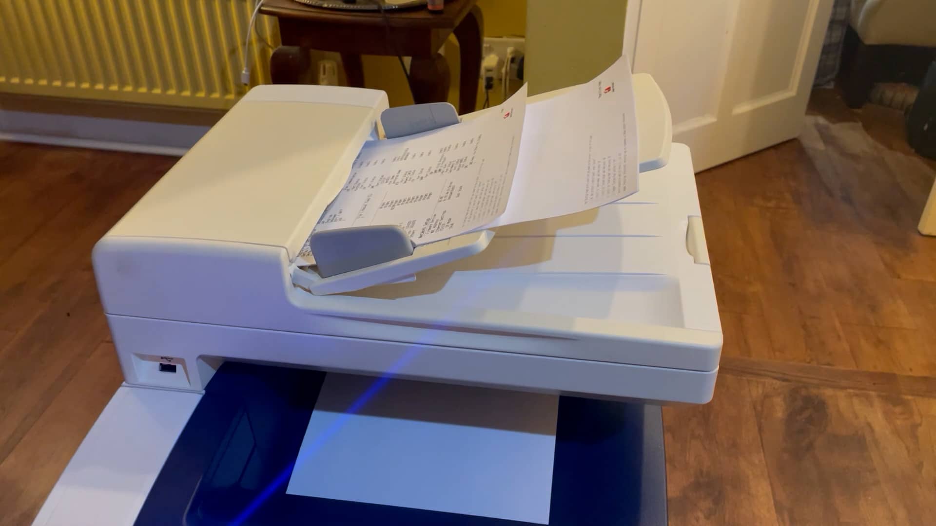 Xerox Workcentre 6505 scanner / copier in action on Vimeo