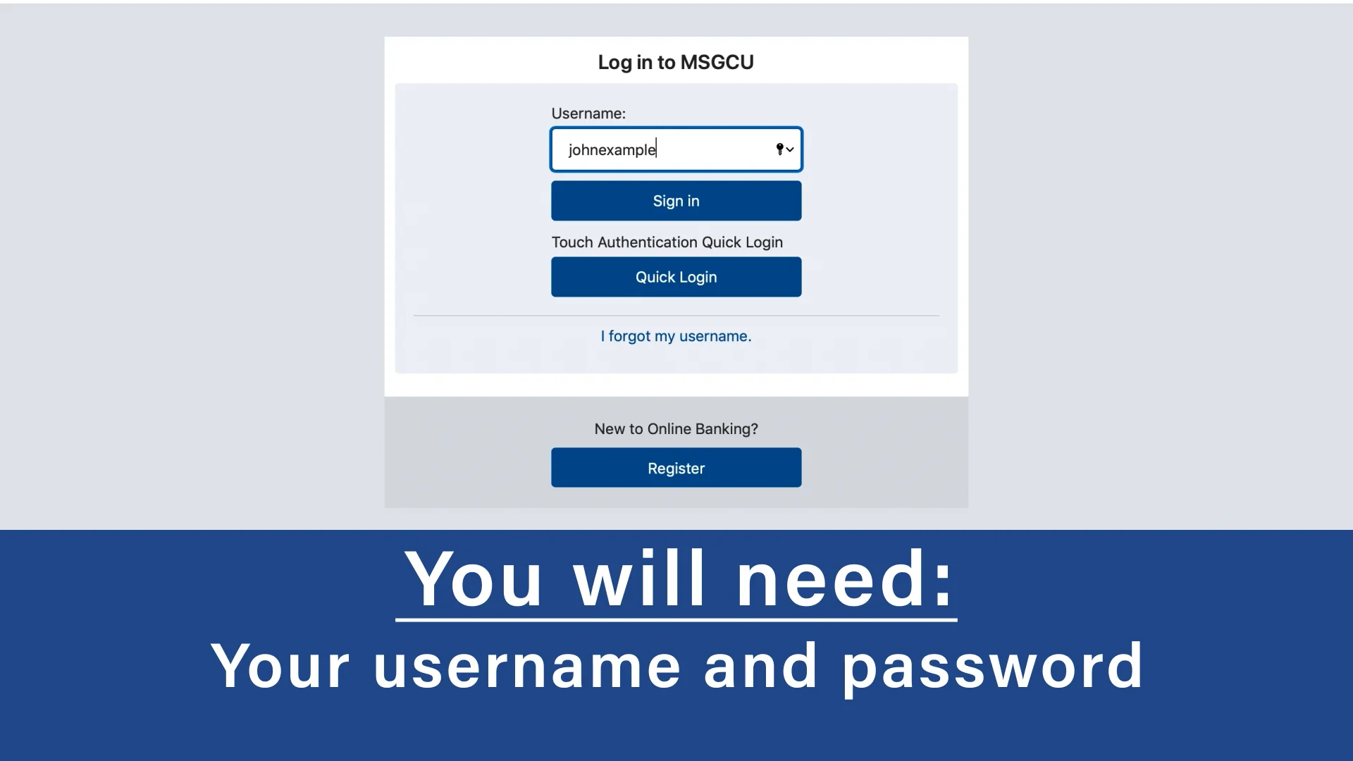 MSGCU - Online Banking Login.mp4 on Vimeo
