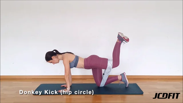 Circling Donkey Kick Exercise